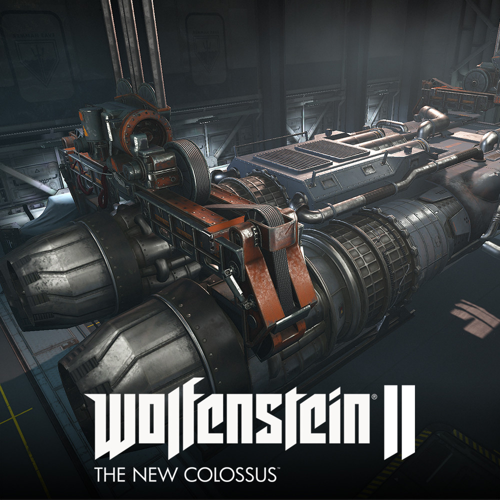 ArtStation - Wolfenstein II - Area 52 Train