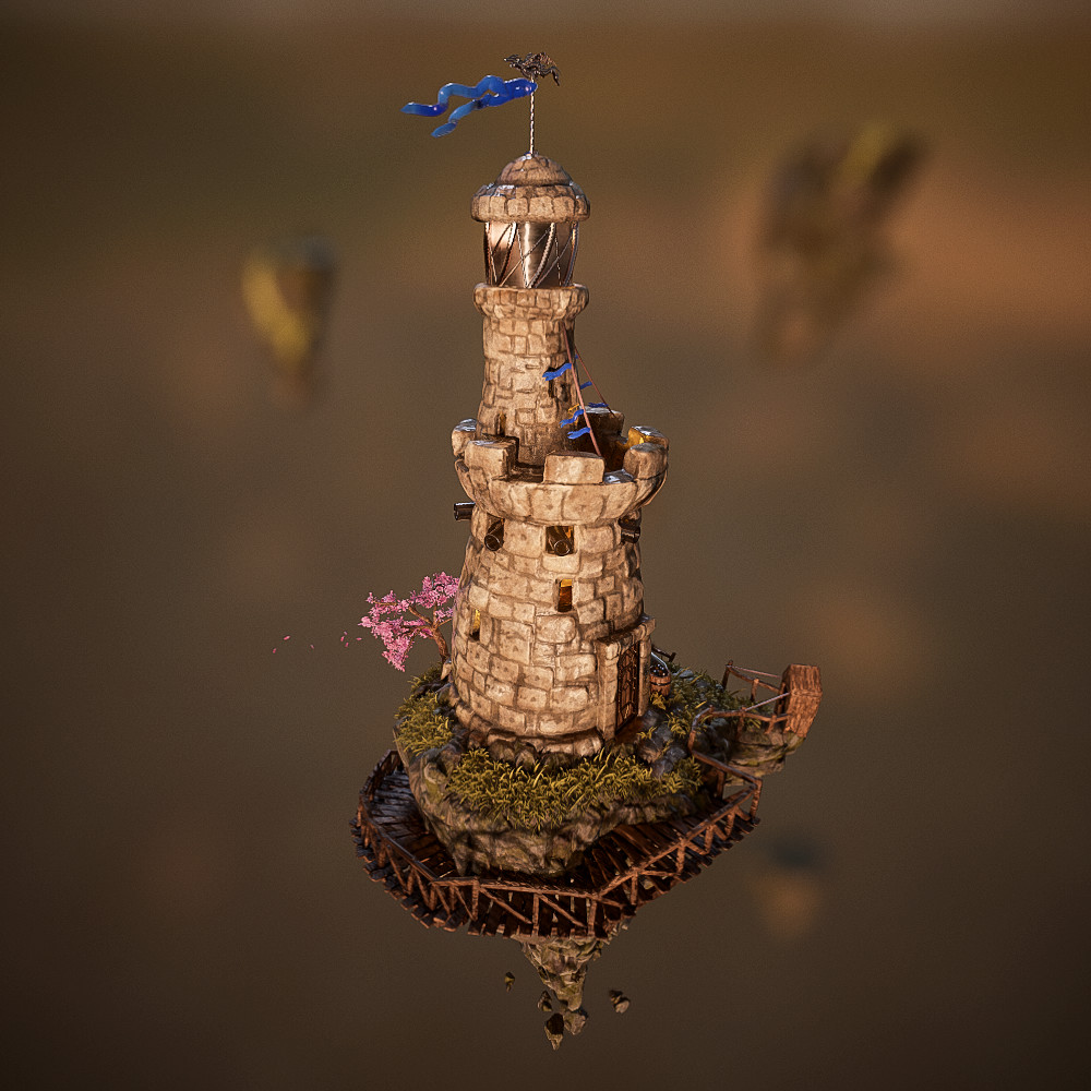 ArtStation - Floating island V2