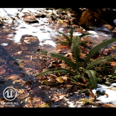 ArtStation - Procedural Snow / Puddle - UE4 Advanced Landscape Material