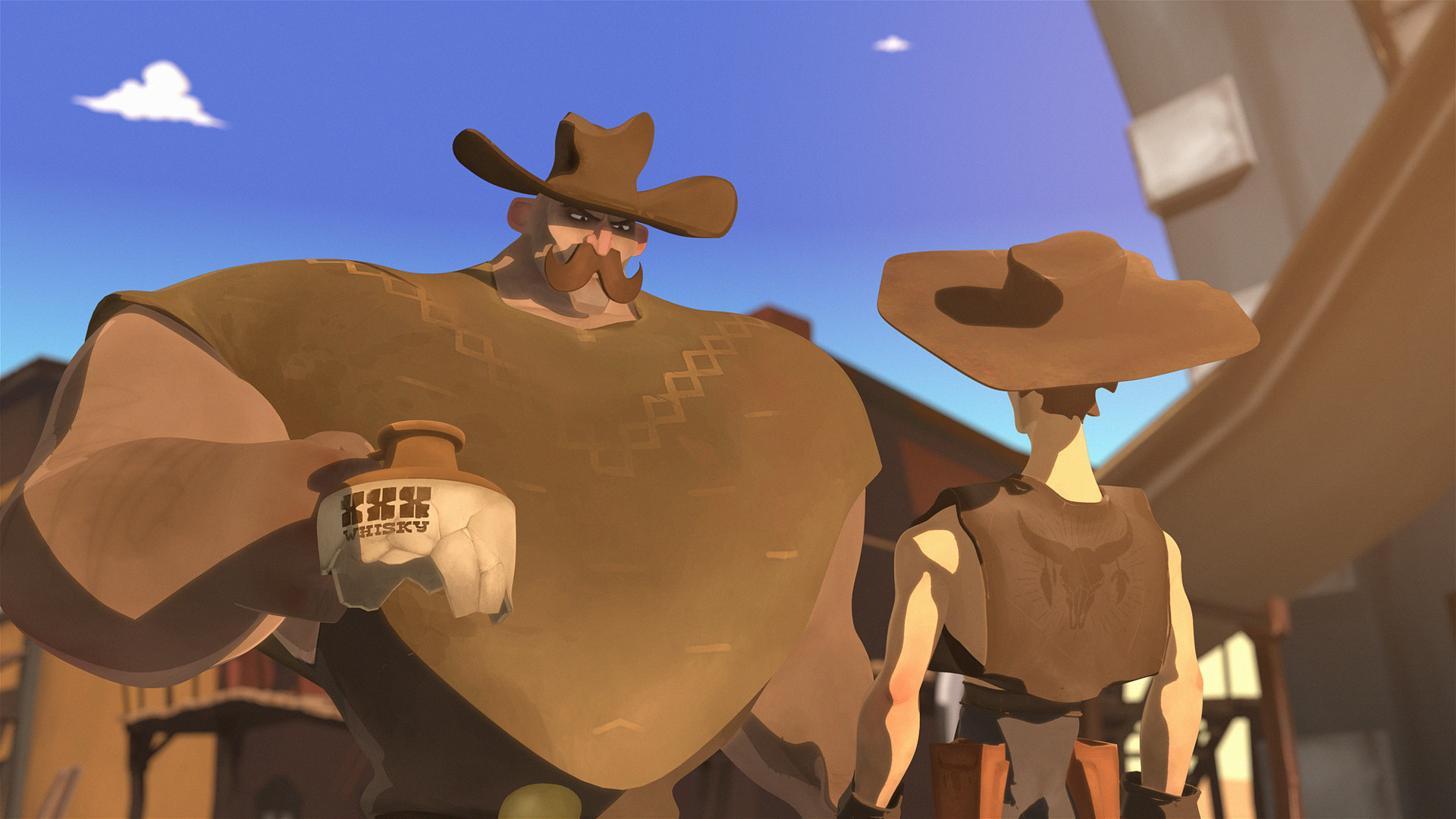 ArtStation - ''Le Connard de l'Ouest'' Movie frames