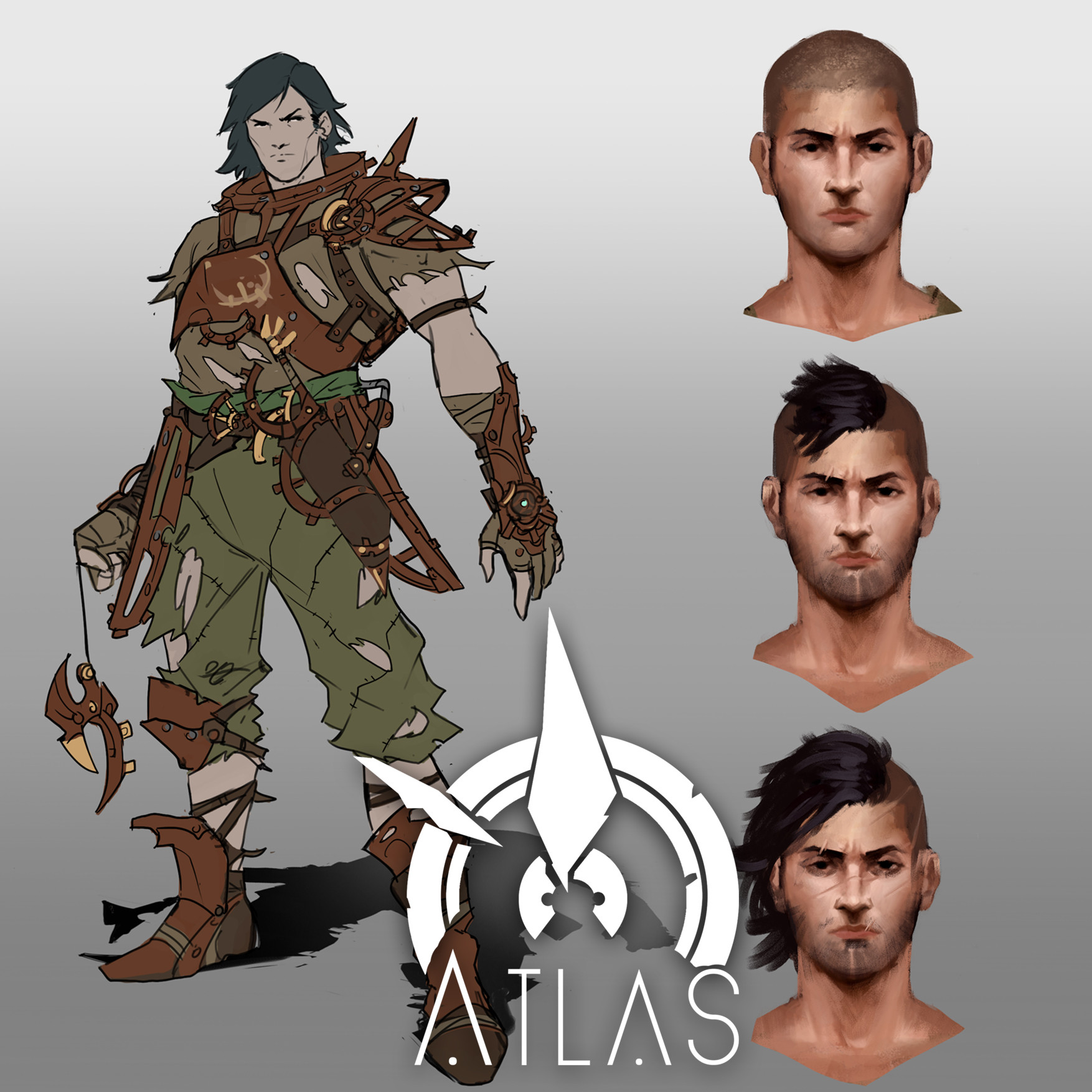 ArtStation - PROJECT ATLAS - HERO VARIATIONS