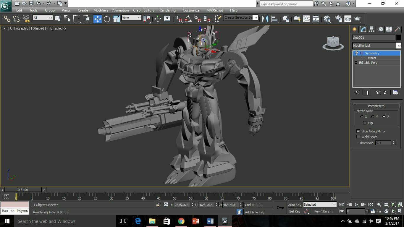 ArtStation - Robot 3d inorganic modelling
