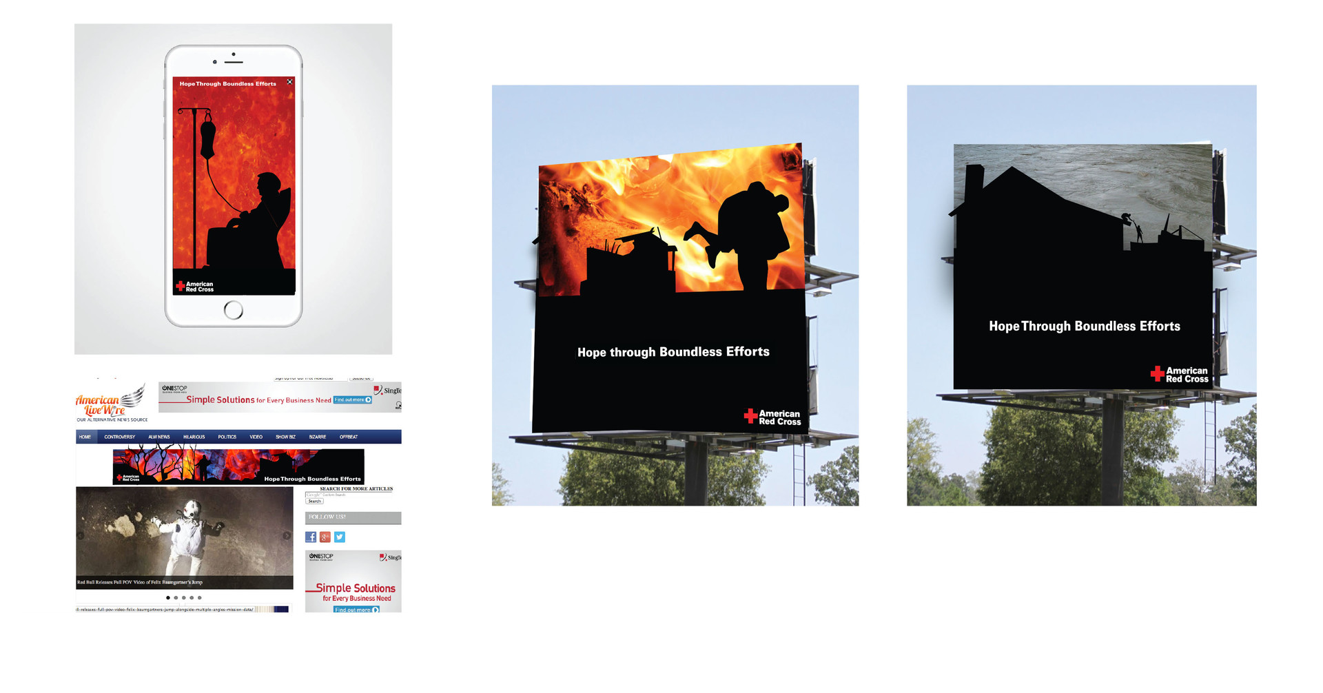 ArtStation - Red Cross Ad Campaign