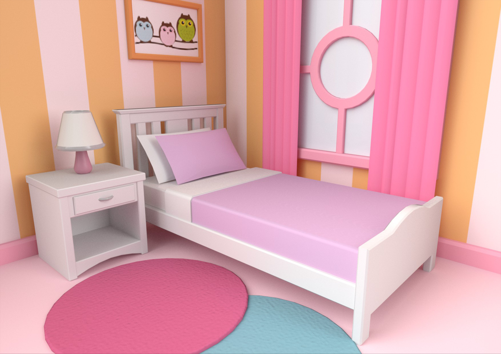 ArtStation - Cute Bedroom Environment