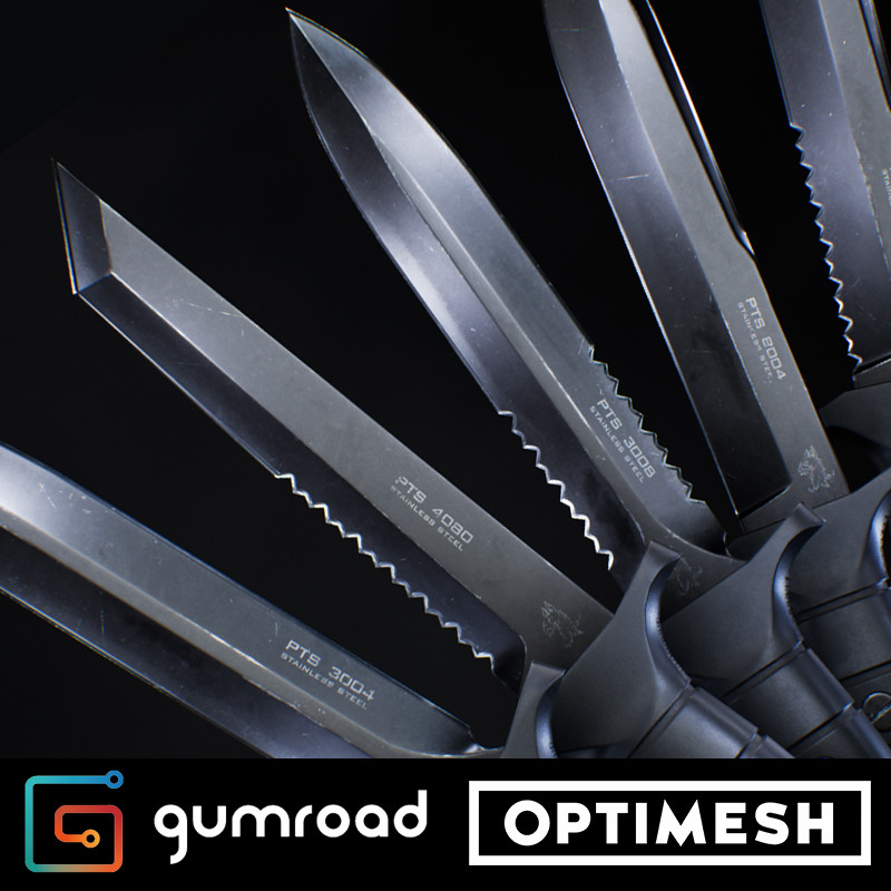 ArtStation - Combat Knife Pack