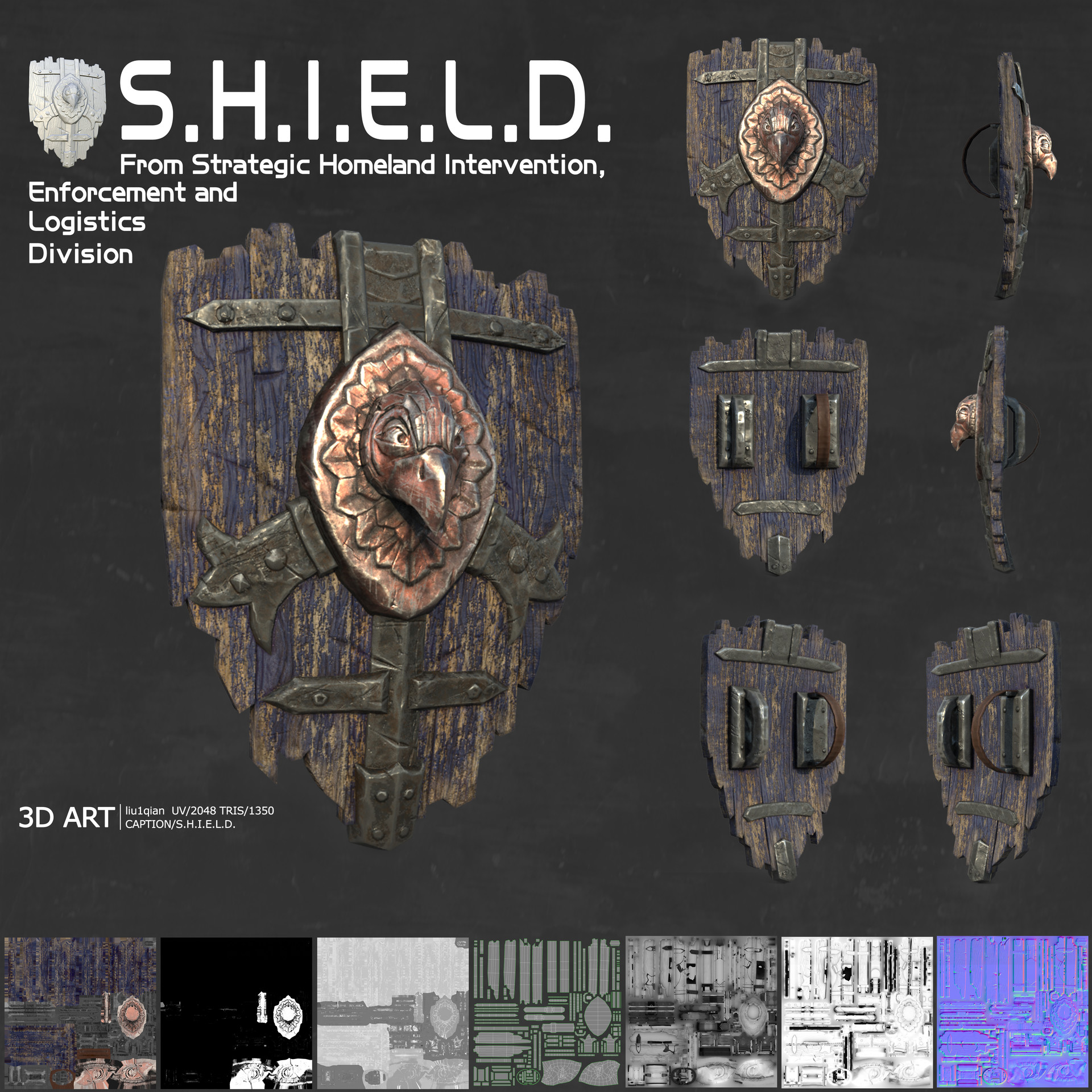ArtStation - WEAPON_SHIELD01