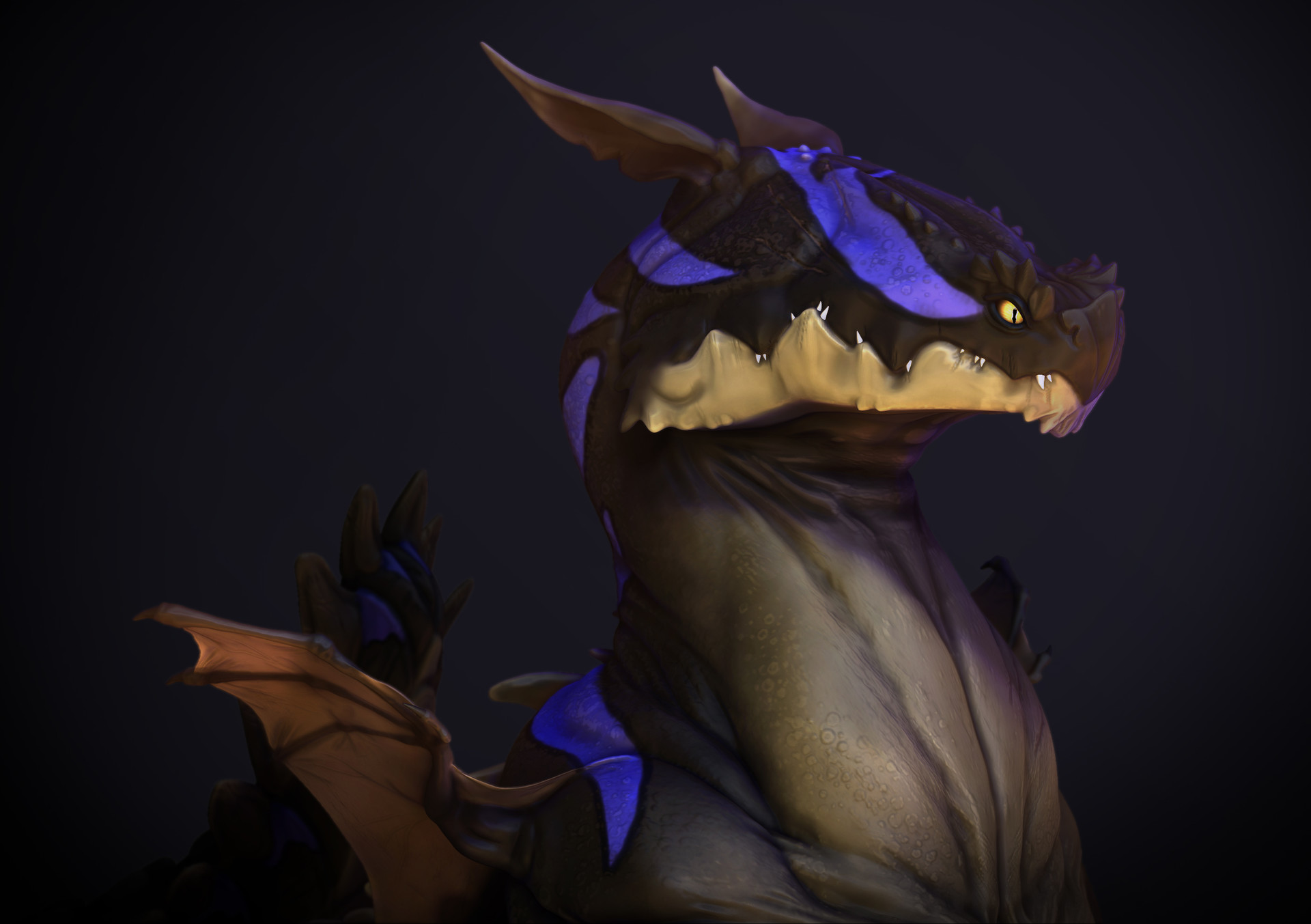 ArtStation - Gator Dragon