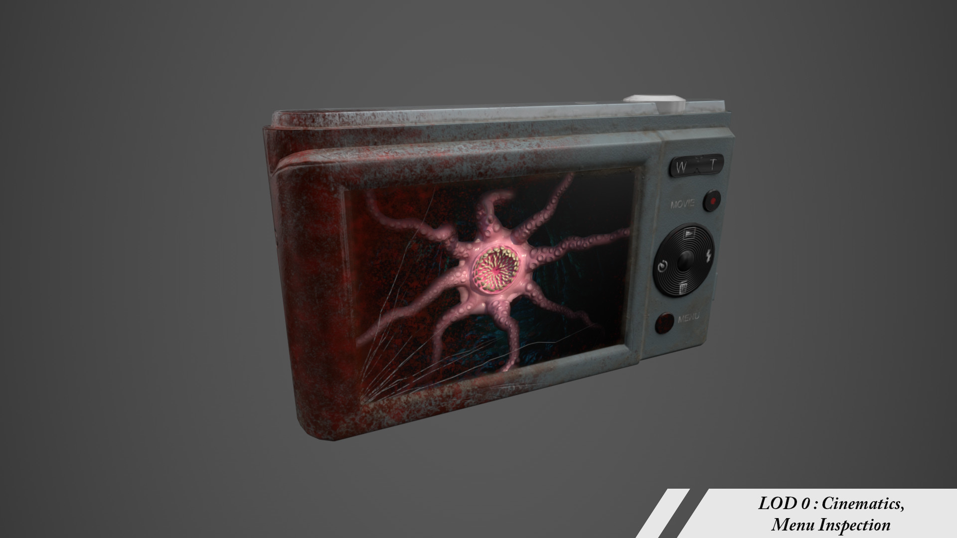 ArtStation - Horror Game Prop - Broken Camera
