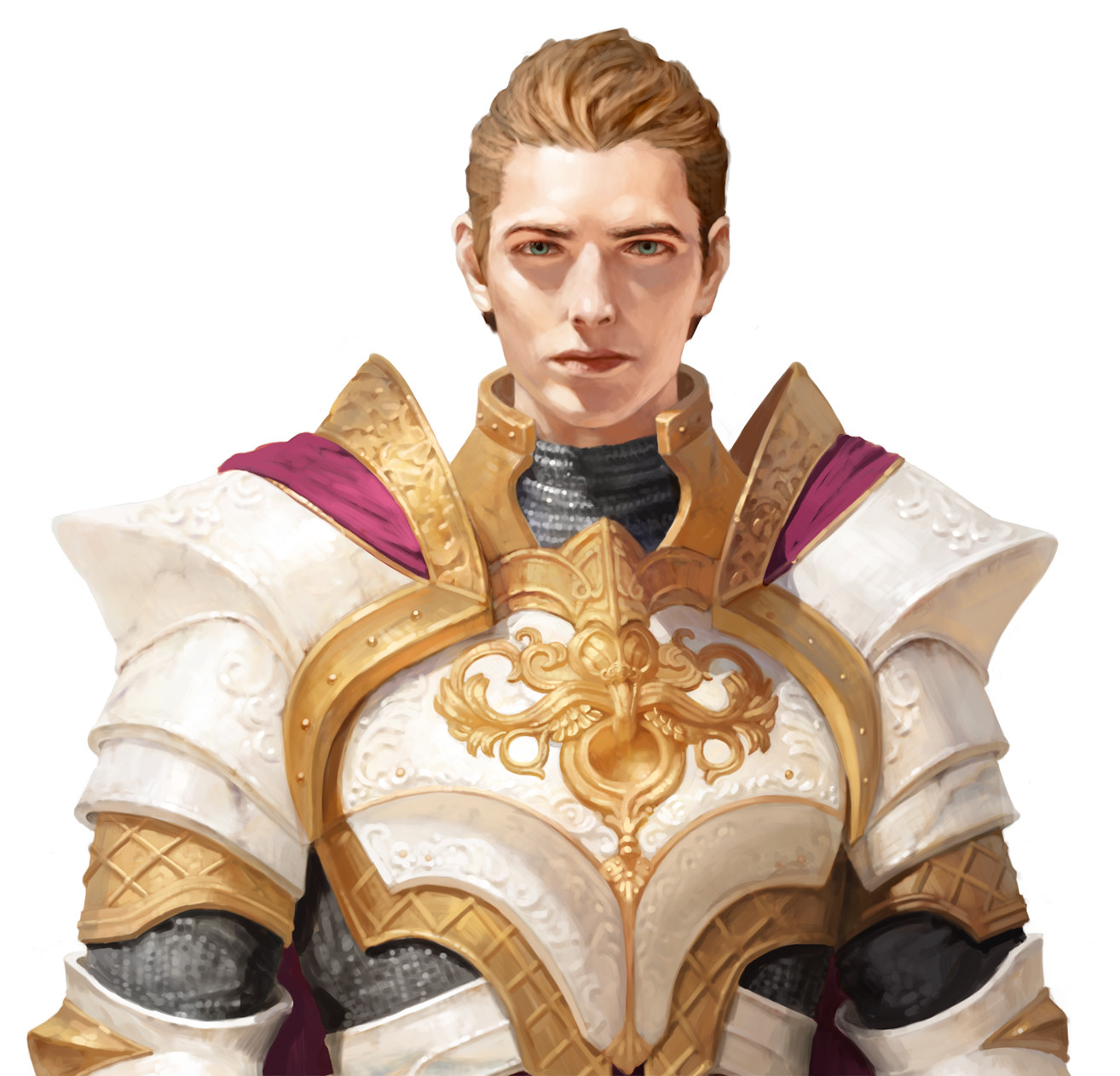 ArtStation - knight in marble armor