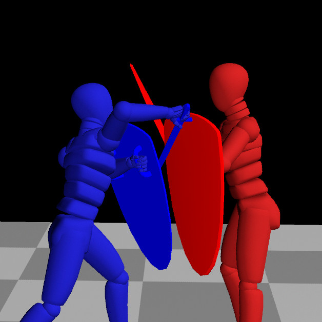 ArtStation - Red vs Blue Fight Scene