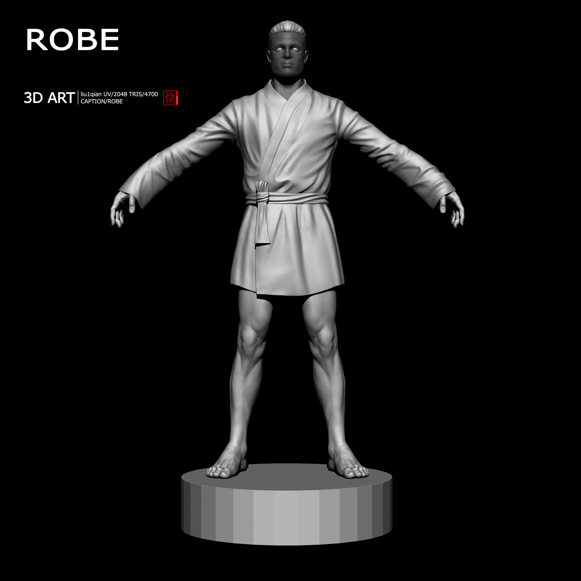 ArtStation - Medium length robe_male