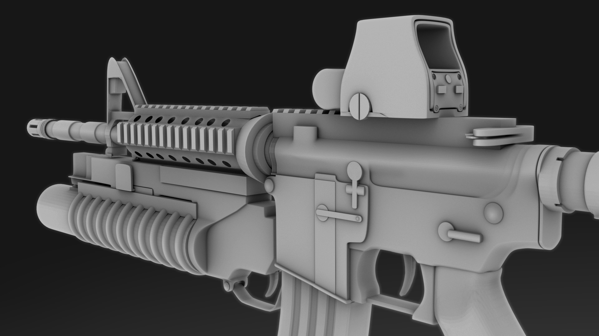 ArtStation - M4a1 Assualt Rifle