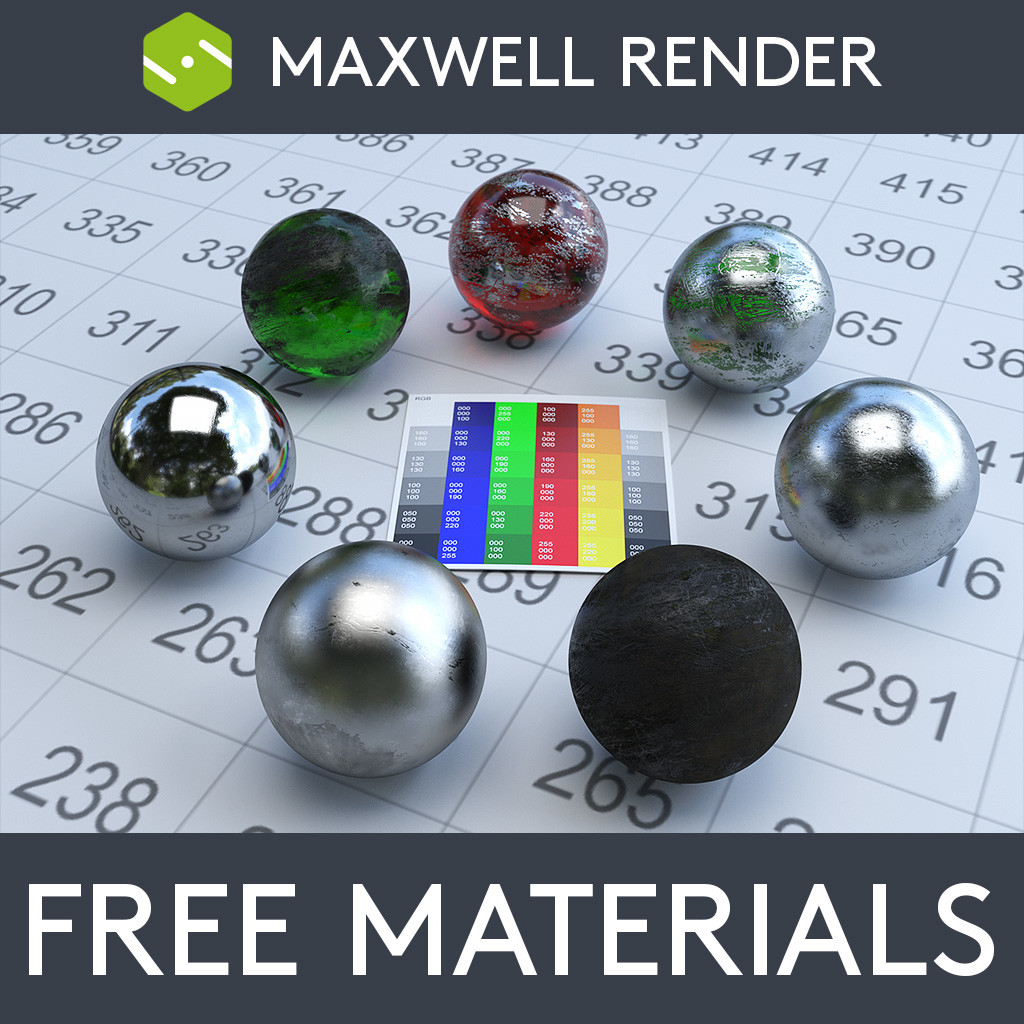 ArtStation - FREE Maxwell Render Materials