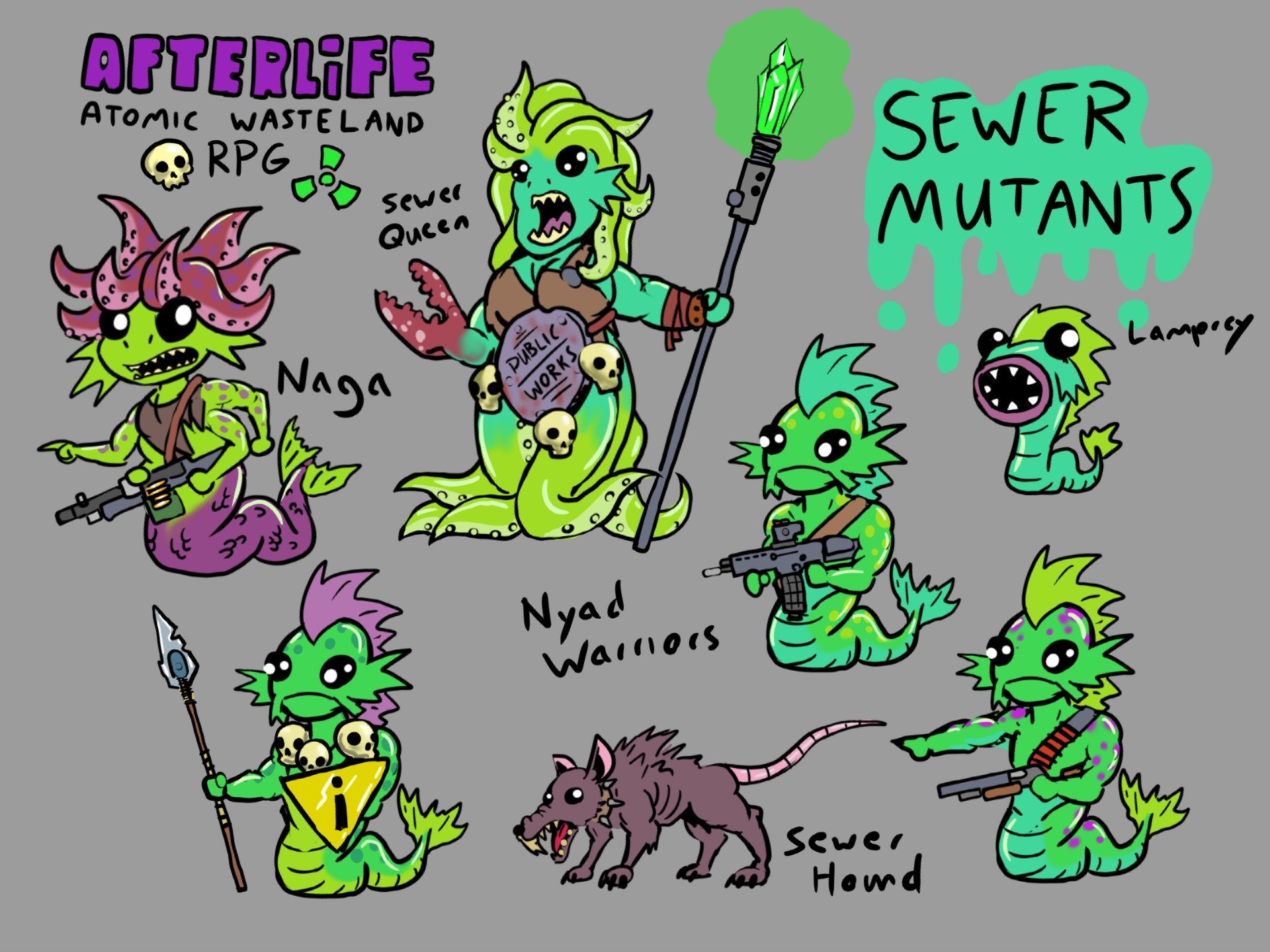 ArtStation - Afterlife RPG Concepts