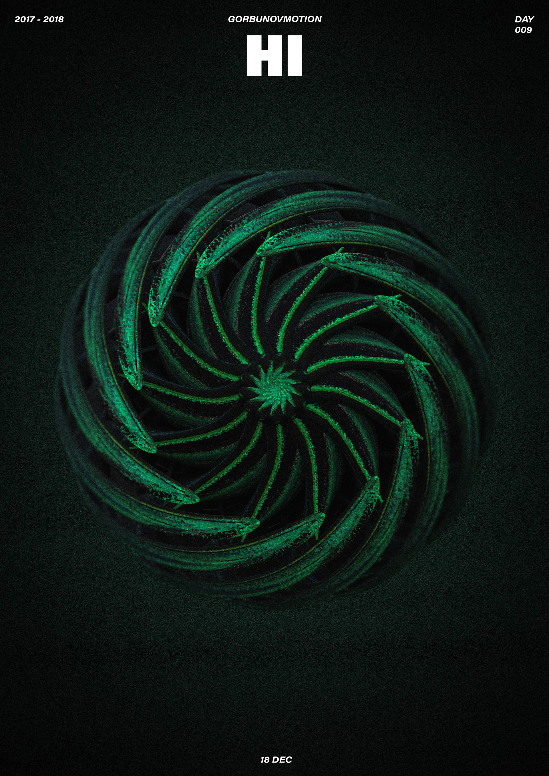 ArtStation - "HI" poster 009