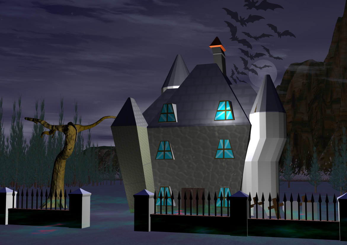 ArtStation - Spooky Mansion