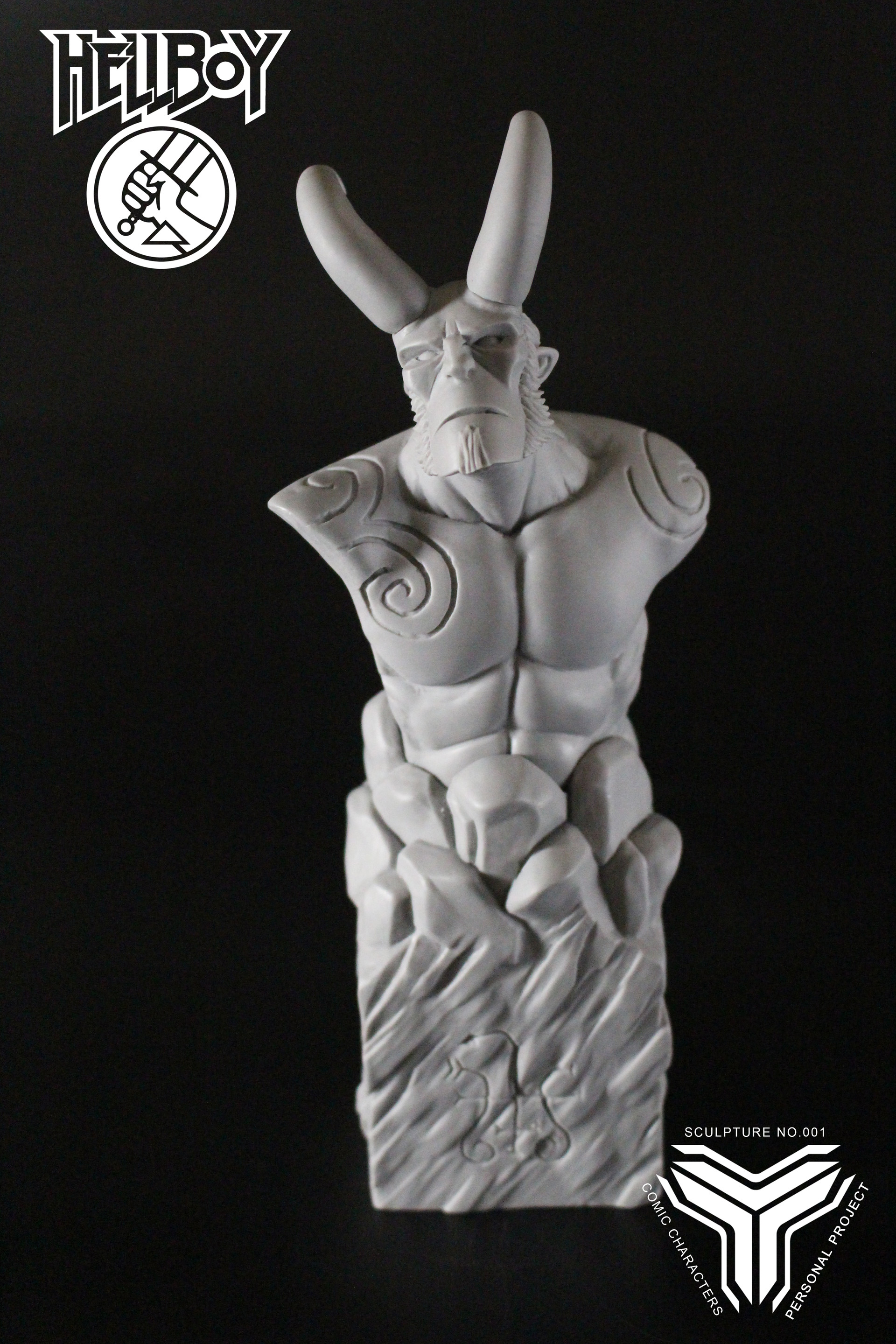 ArtStation - Hellboy bust