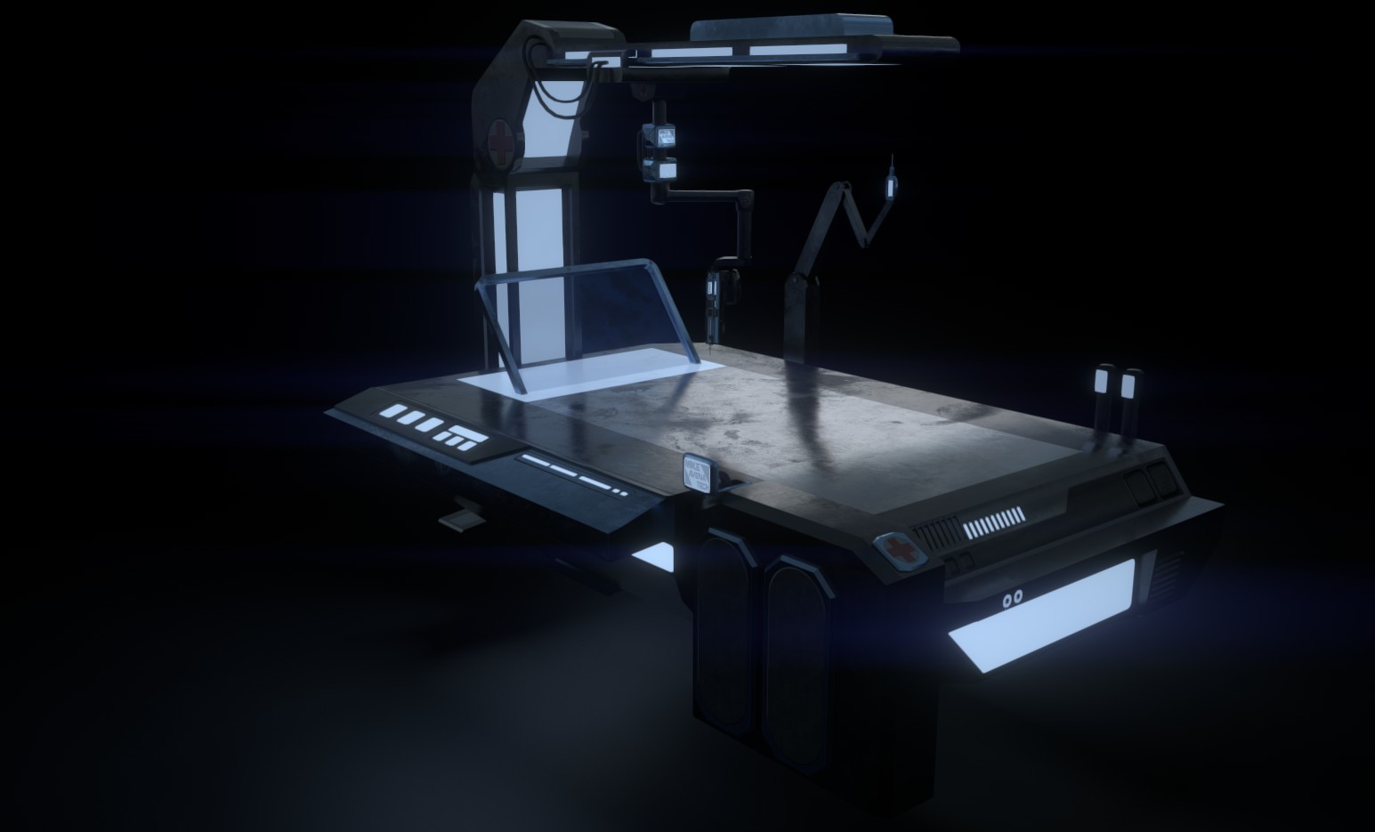 ArtStation - Sci-Fi Medical Operation Table