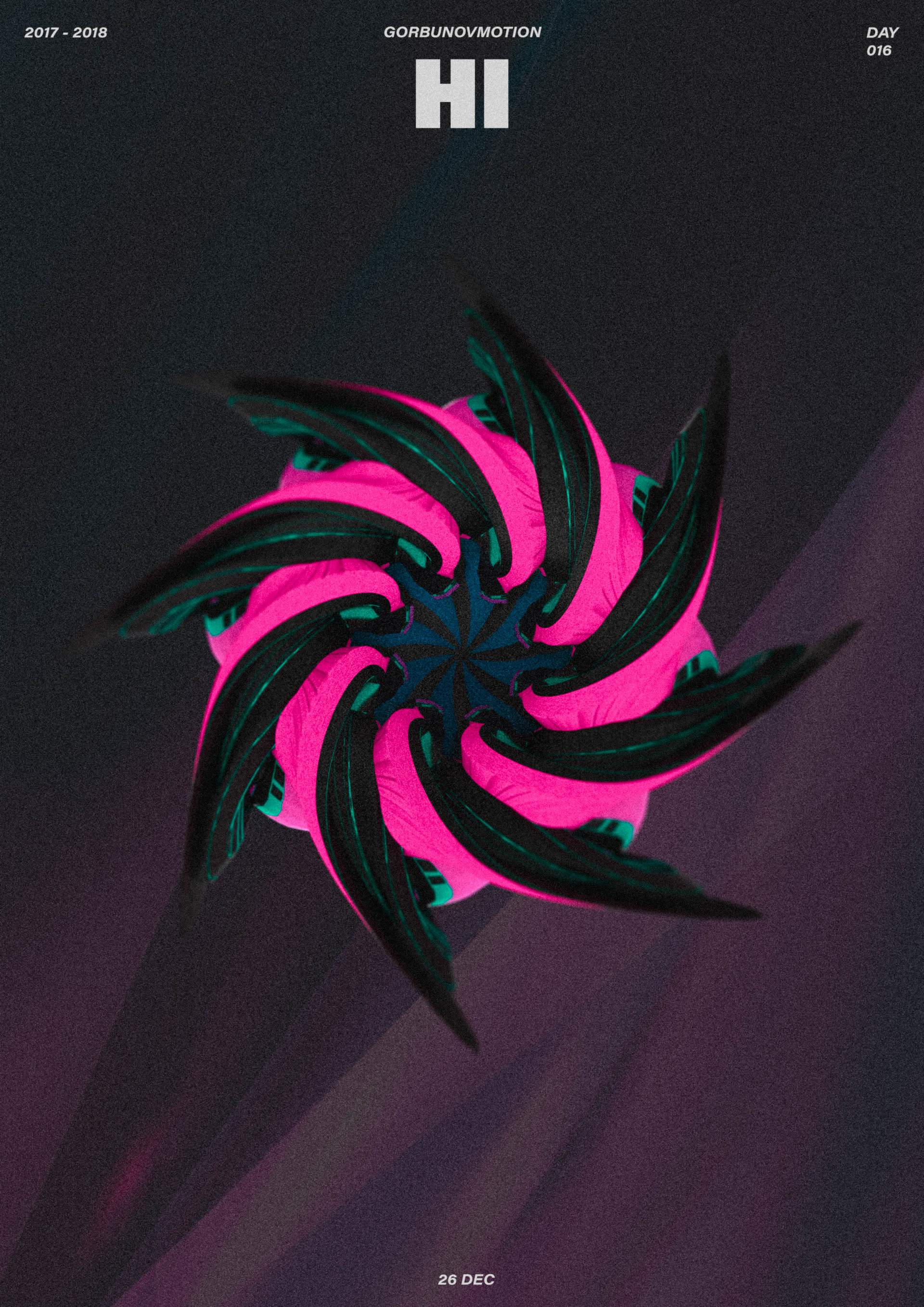 ArtStation - "HI" poster 016