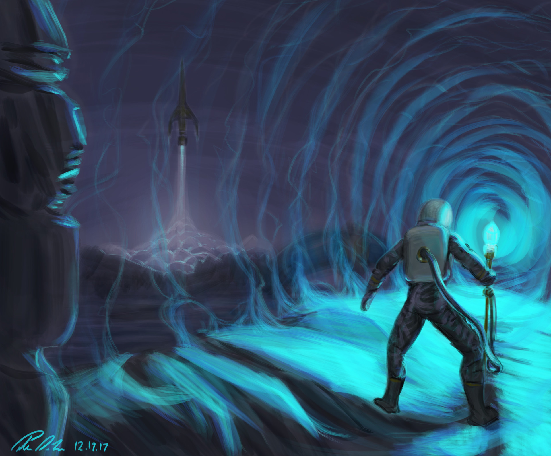 ArtStation - The Cosmonaut (Concept Art)