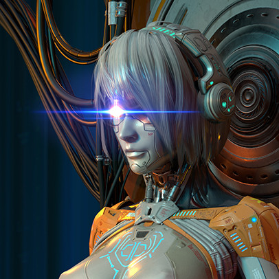 ArtStation - Ghost in the shell ghost body Mechanics Robot