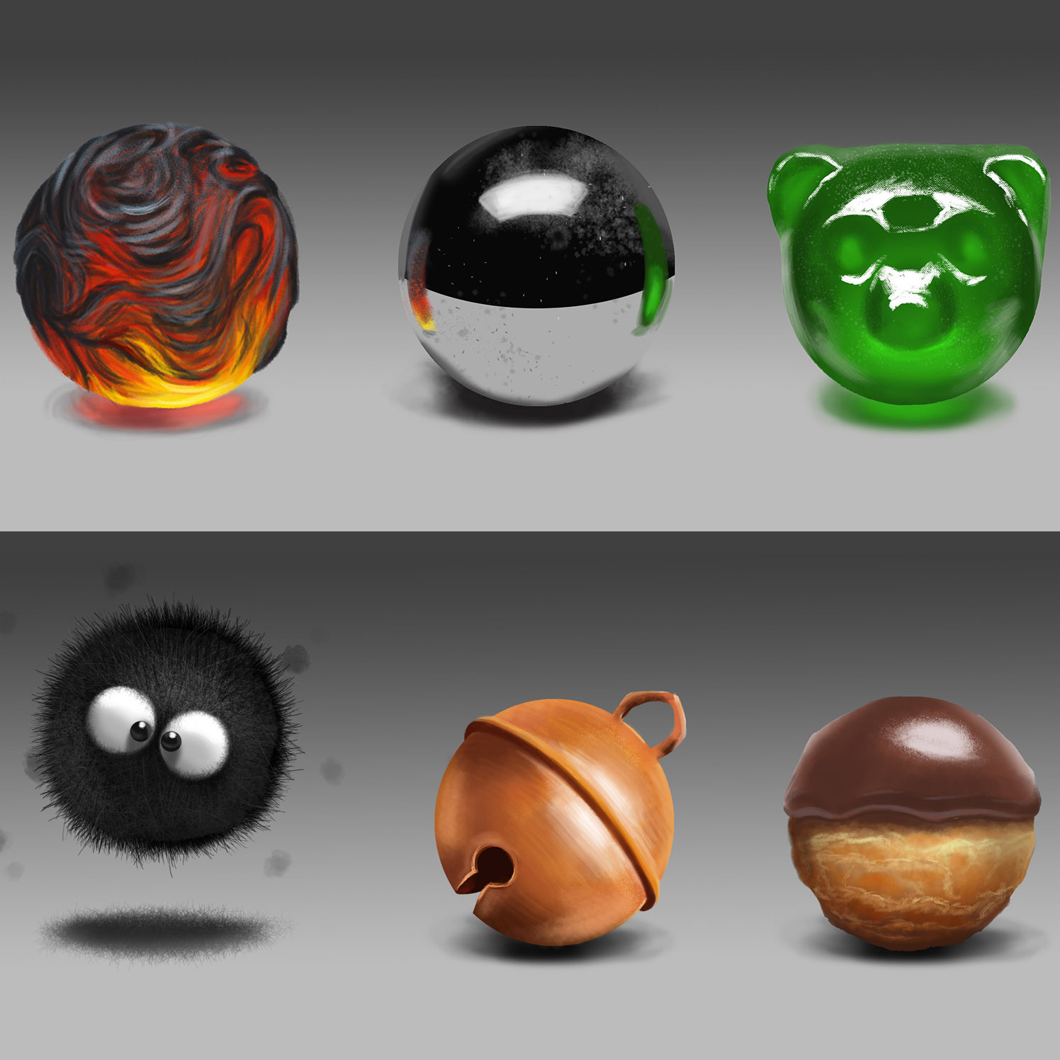 ArtStation - Material balls