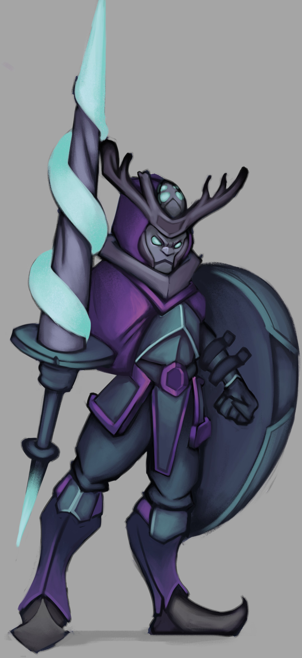 Michiel Stender - Dark Lancer character concept