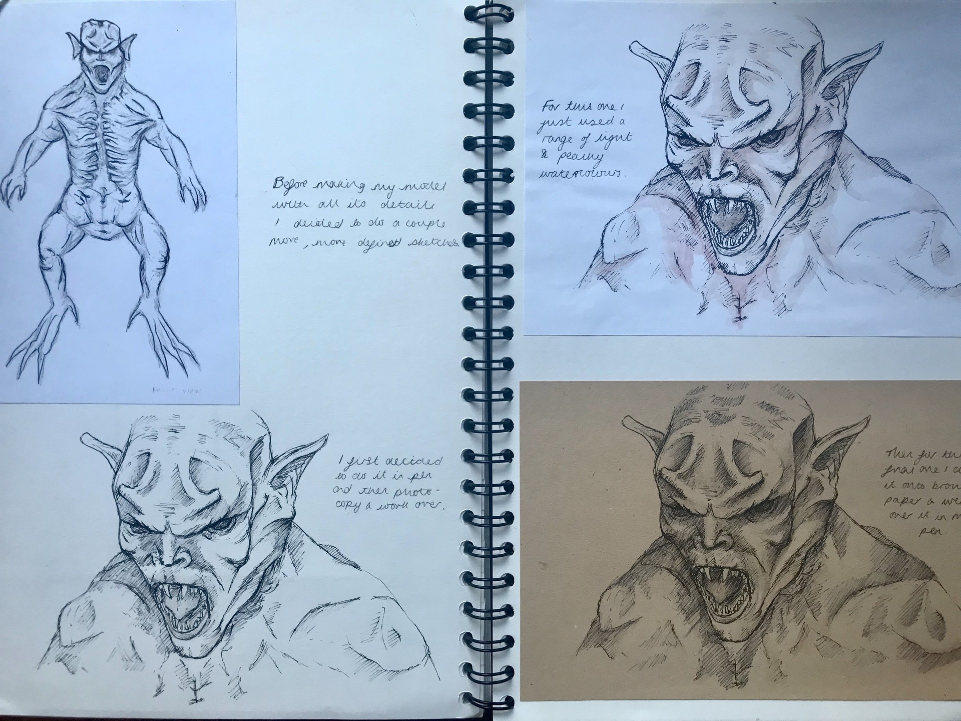 ArtStation - Sketches for Model