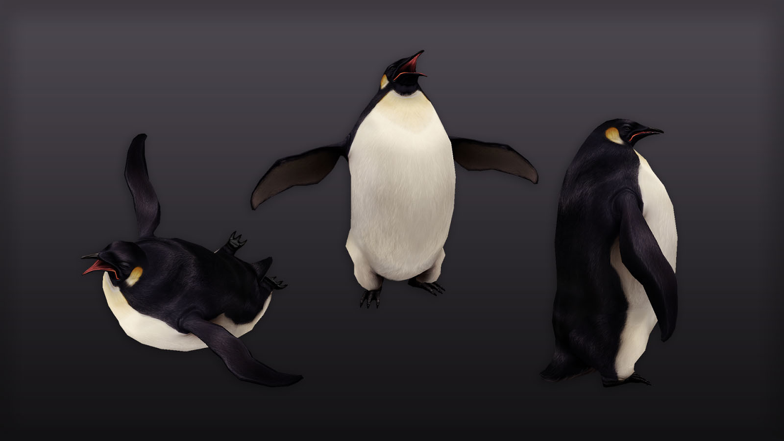 ArtStation - handpainted penguin