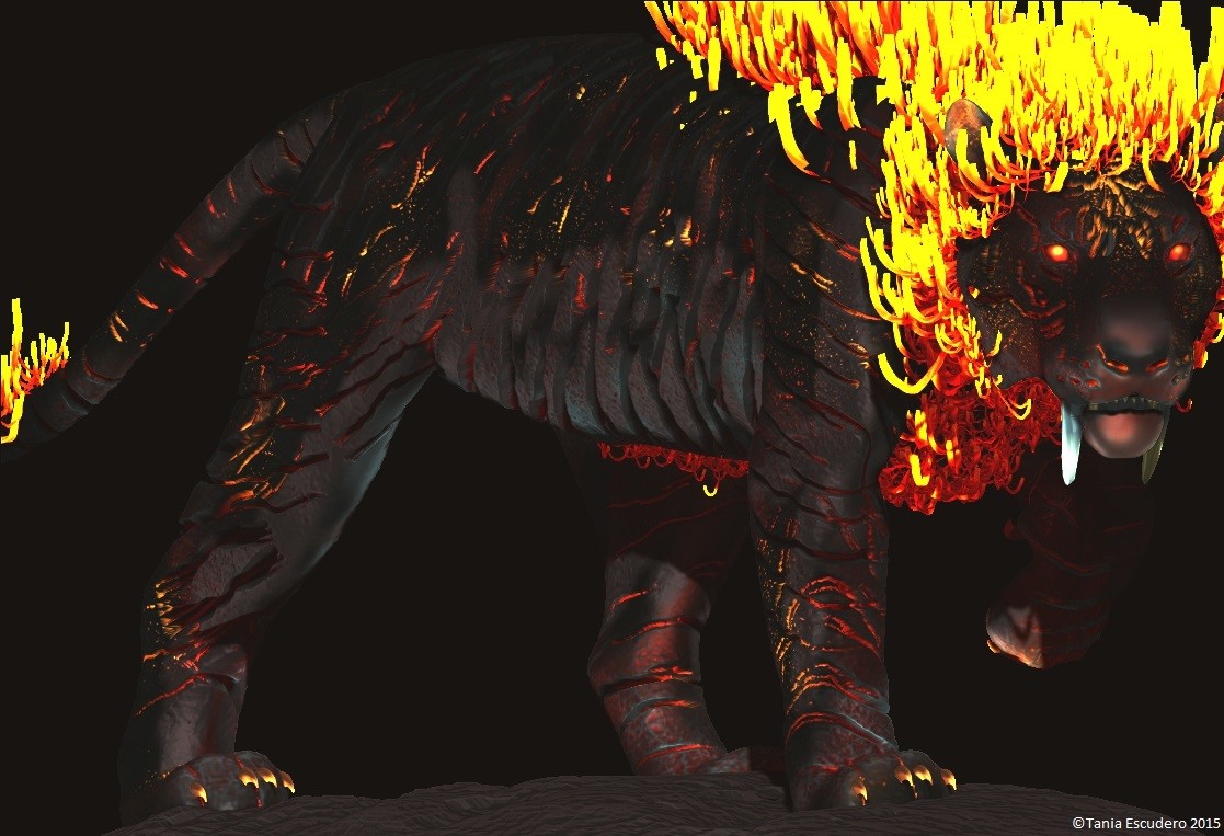 ArtStation - Fire Tiger
