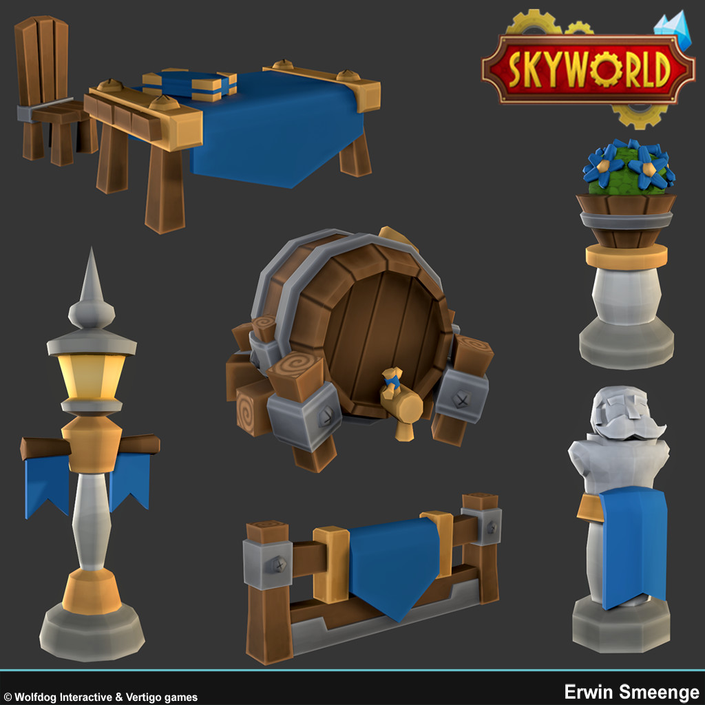 ArtStation - Human props - Skyworld