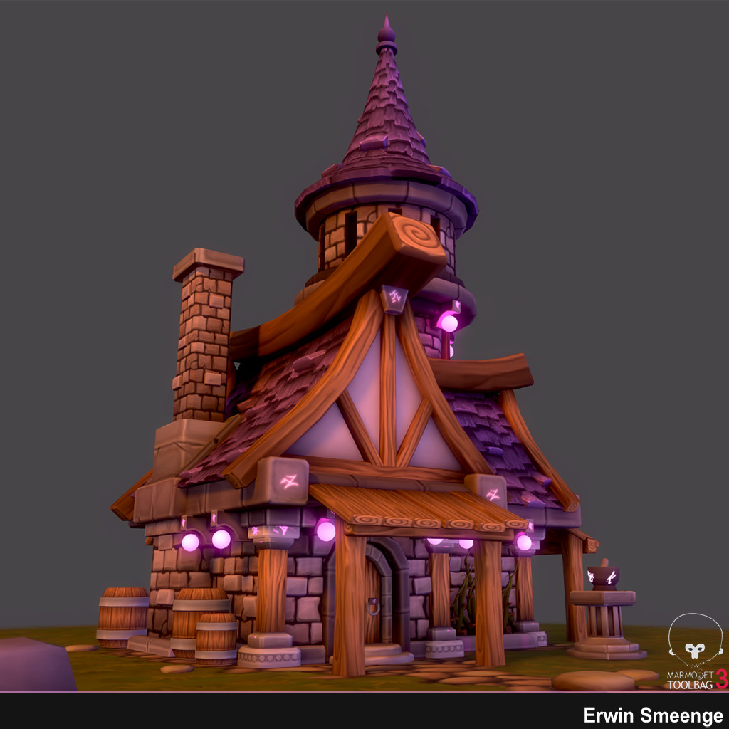 ArtStation - Arcane potion house