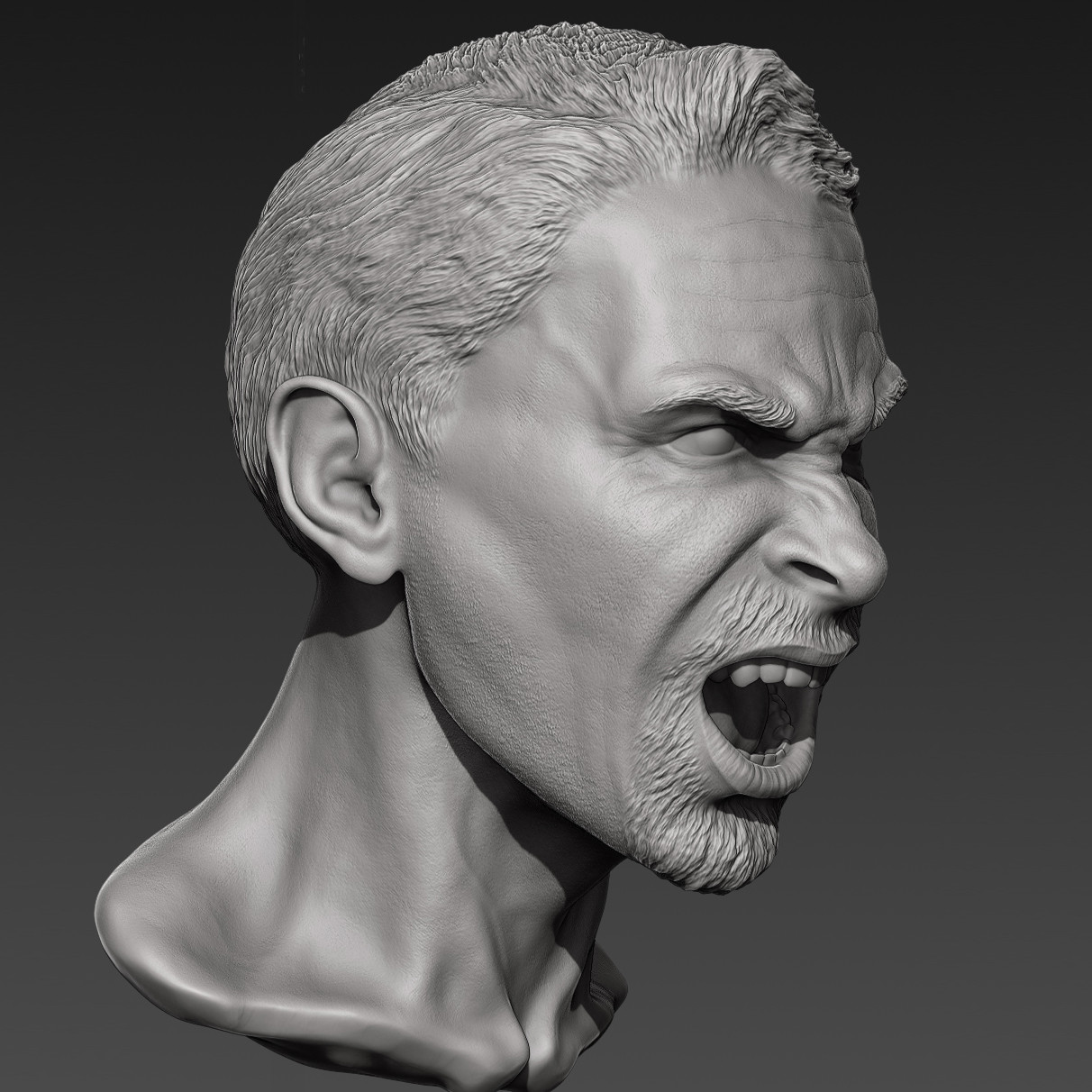 ArtStation - Angry Man