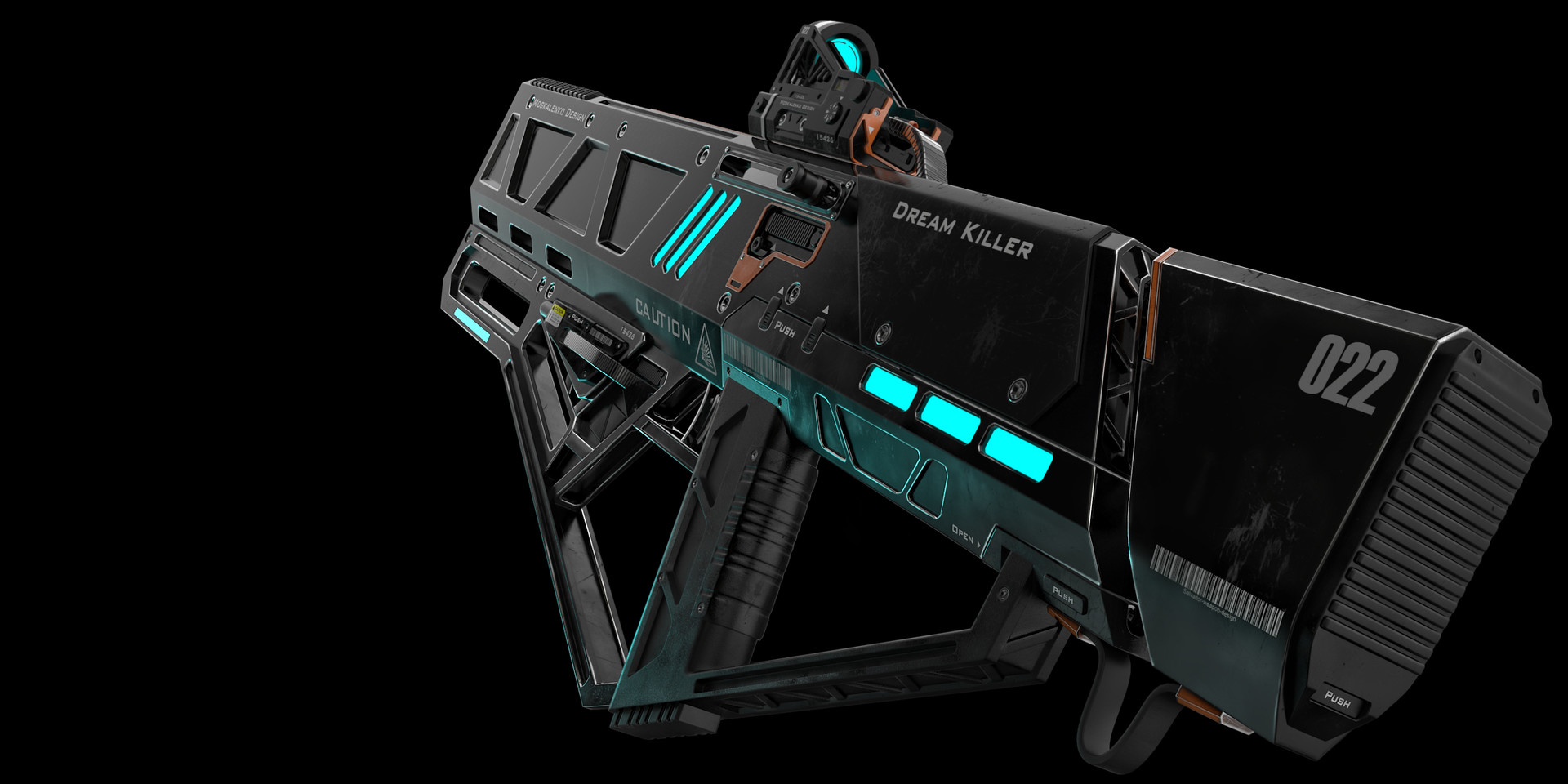 ArtStation - Sci-fi gun