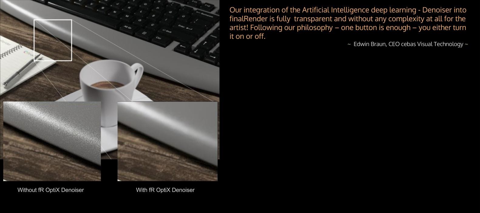 Cedar TW - Getting from a grainy 'noise' image to AI-Denoised Picture Perfect