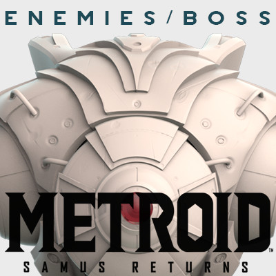 ArtStation - Metroid Samus returns: Stylized enemies