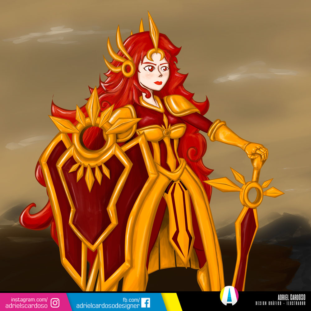 ArtStation - FanArt Leona - League of Legends