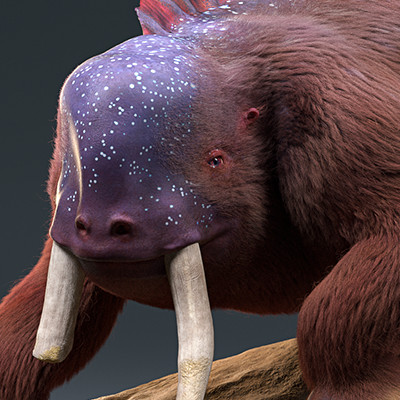 ArtStation - South American Fishback - Quadruped Creature