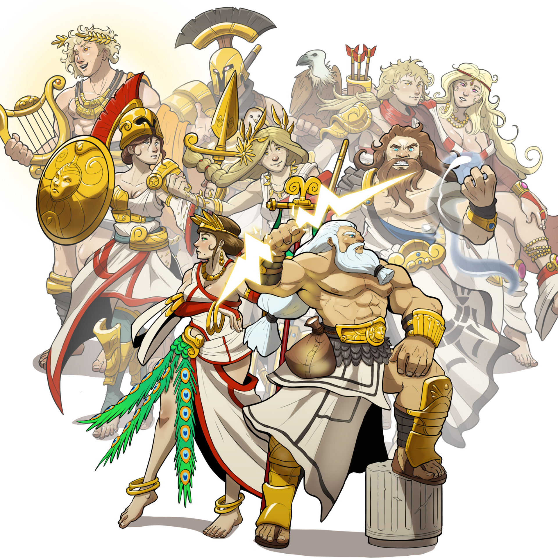 ArtStation - The Pantheon- Playing Cards