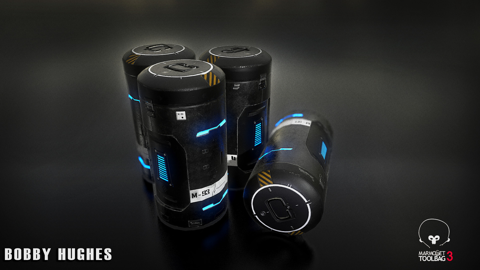 ArtStation - Scifi Explosive Barrels