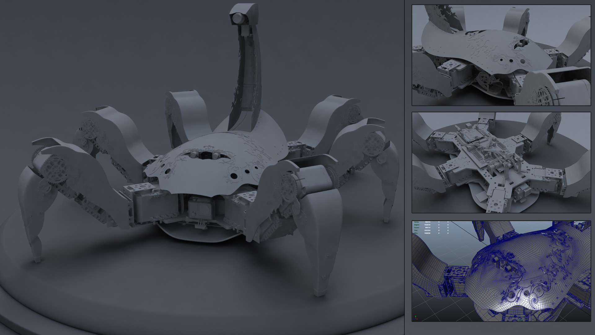 ArtStation - Steampunk Hexapod