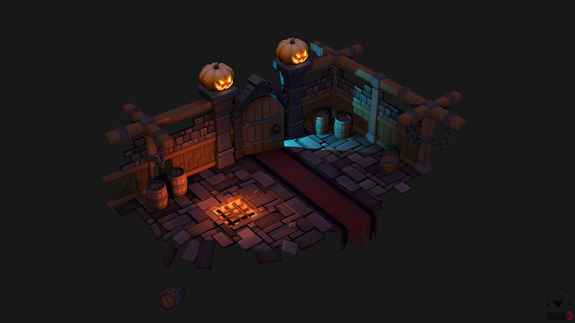 ArtStation - Dungeon Environment Study