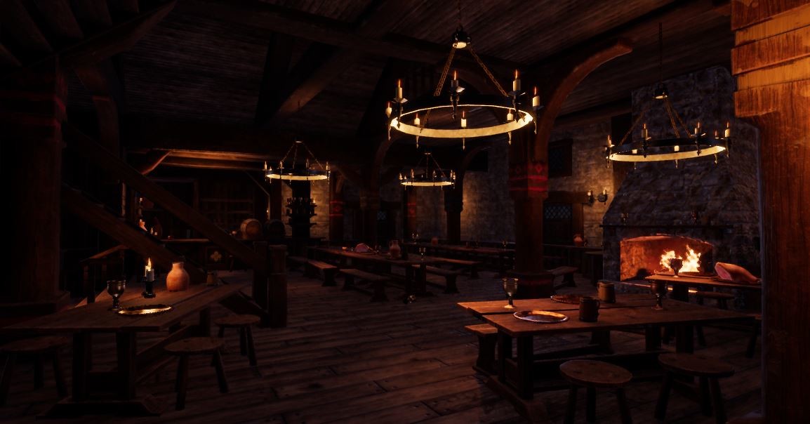 ArtStation - 'Witcher Inspired Tavern' UE4