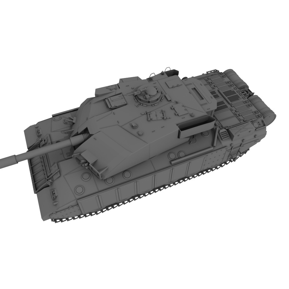 ArtStation - Challenger II Battle Tank