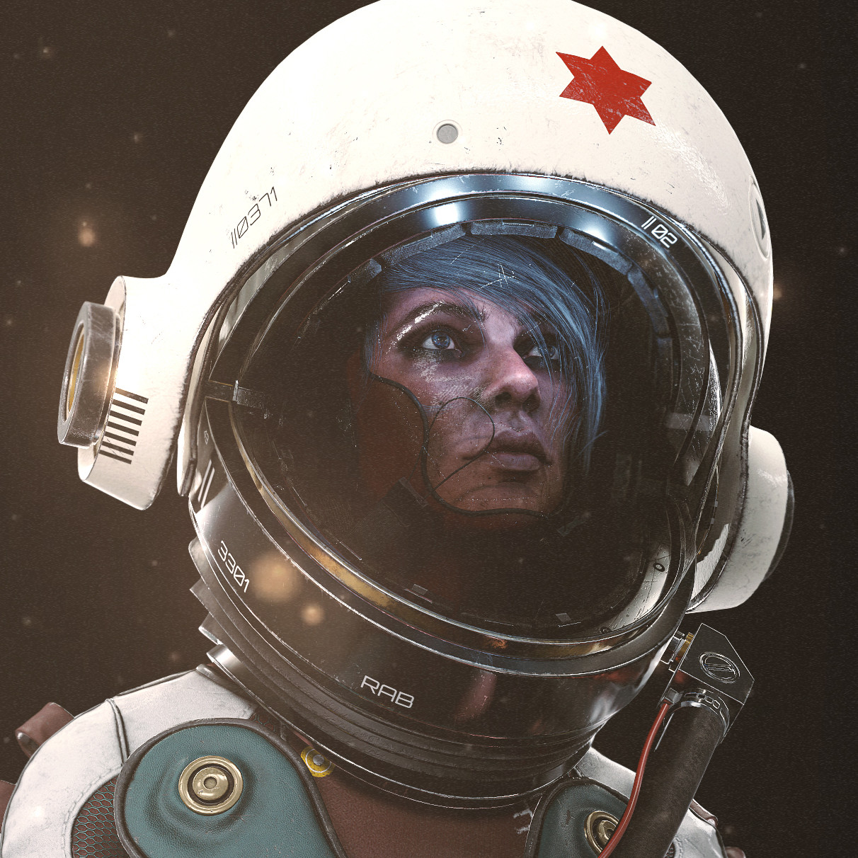 ArtStation - Cosmonaut - Derek Stenning Fan Art