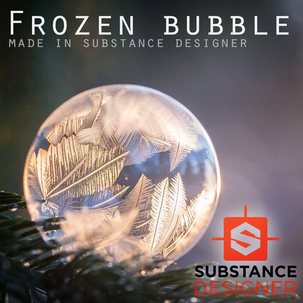 ArtStation - Frozen bubble substance