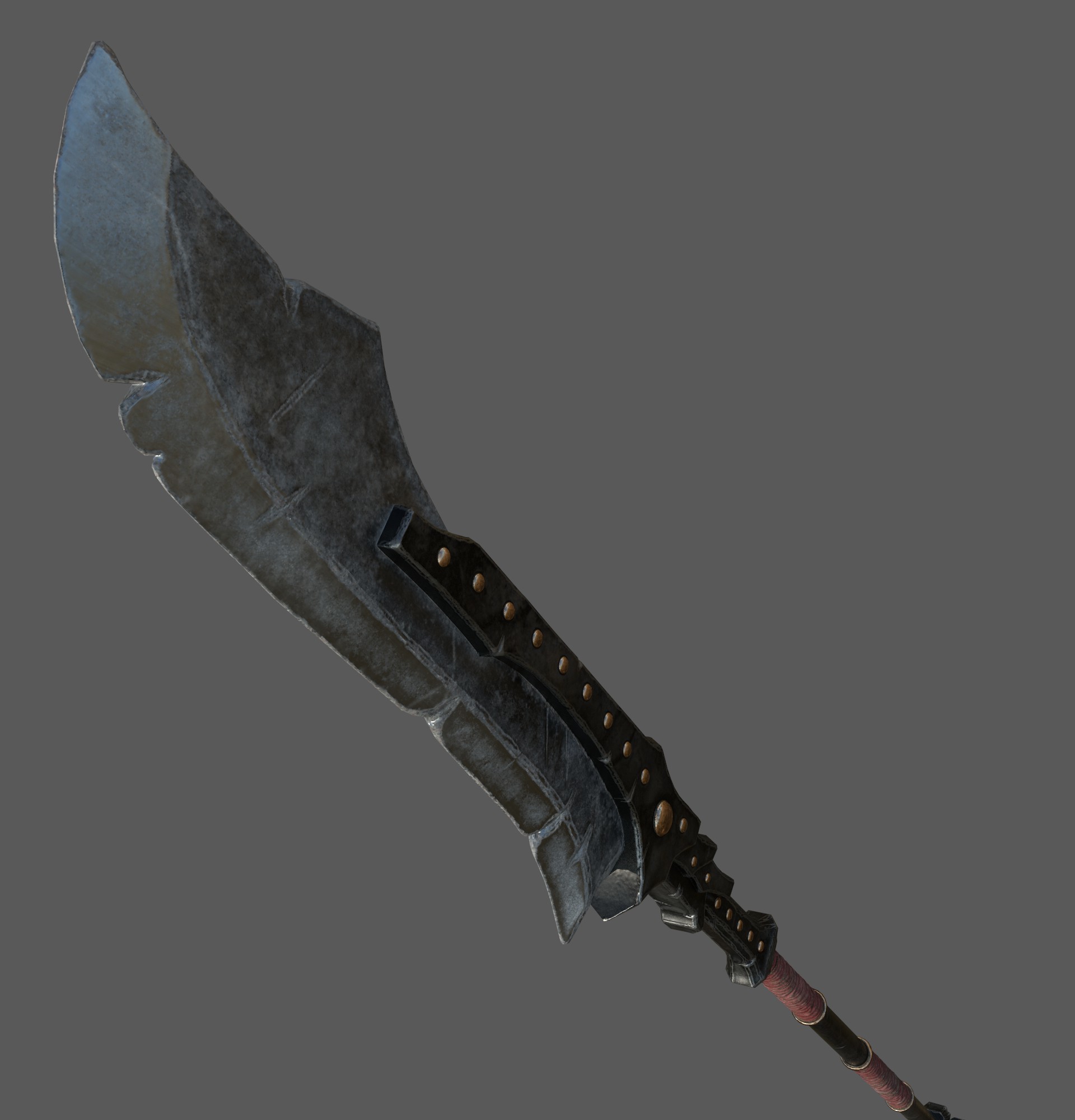 ArtStation - Damaged Glaive Breakdown