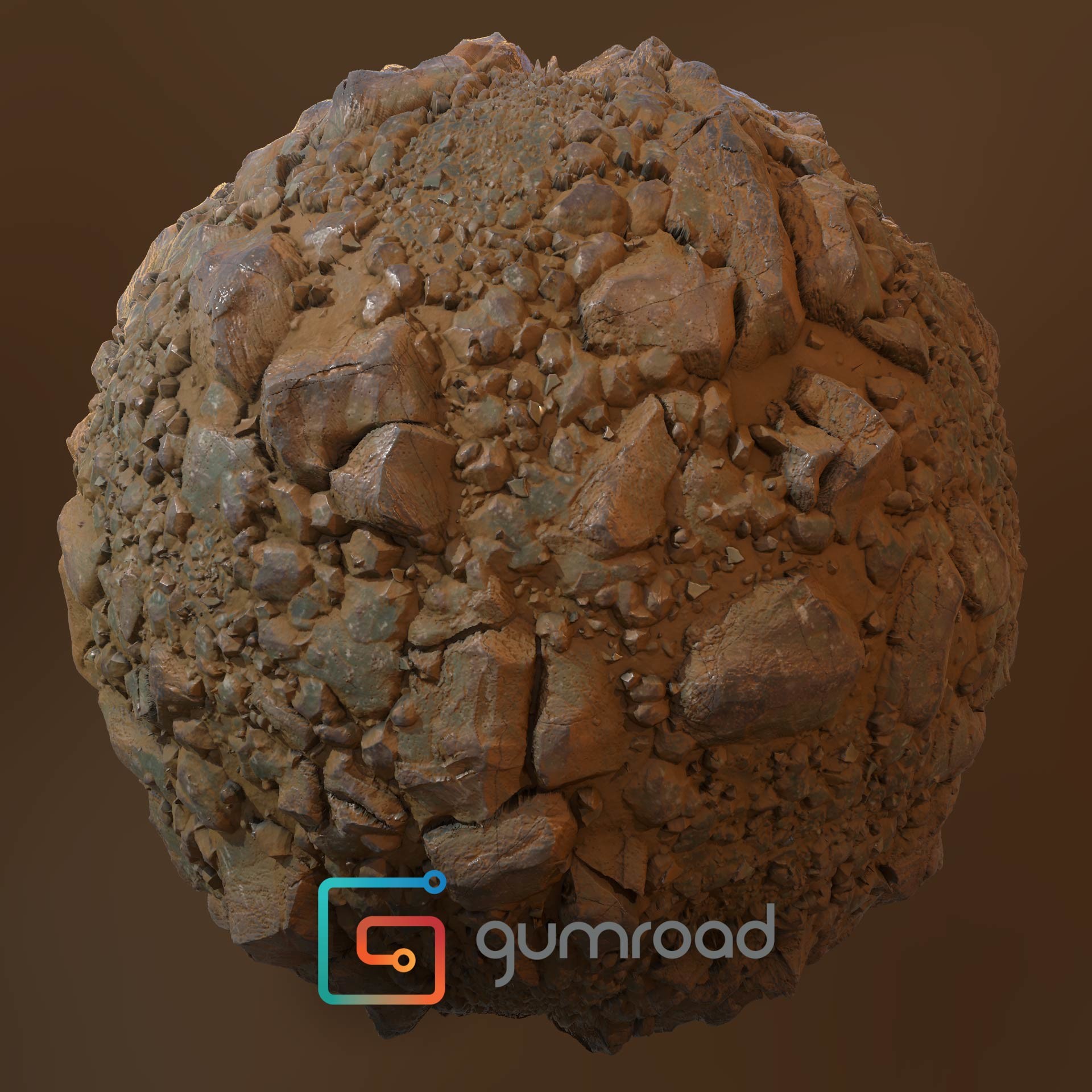 ArtStation - Desert Dust and Rust Rocks