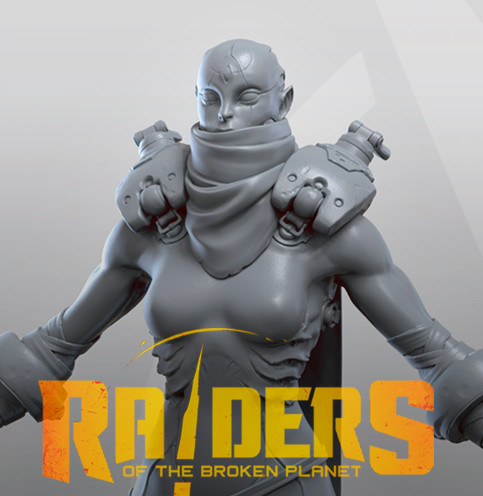 ArtStation - H.I.V.E. main character - Raiders of the broken planet
