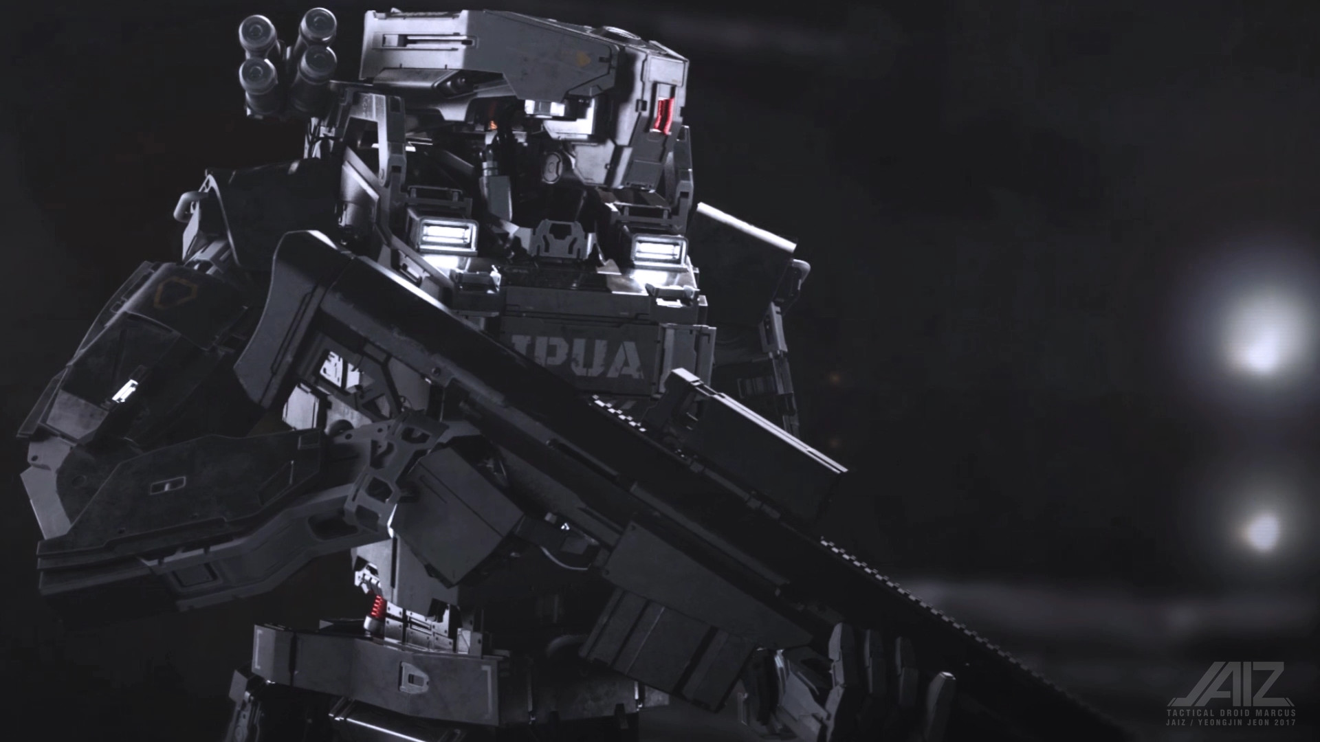 ArtStation - Tactical Droid MARCUS mk2 / for shortfilm